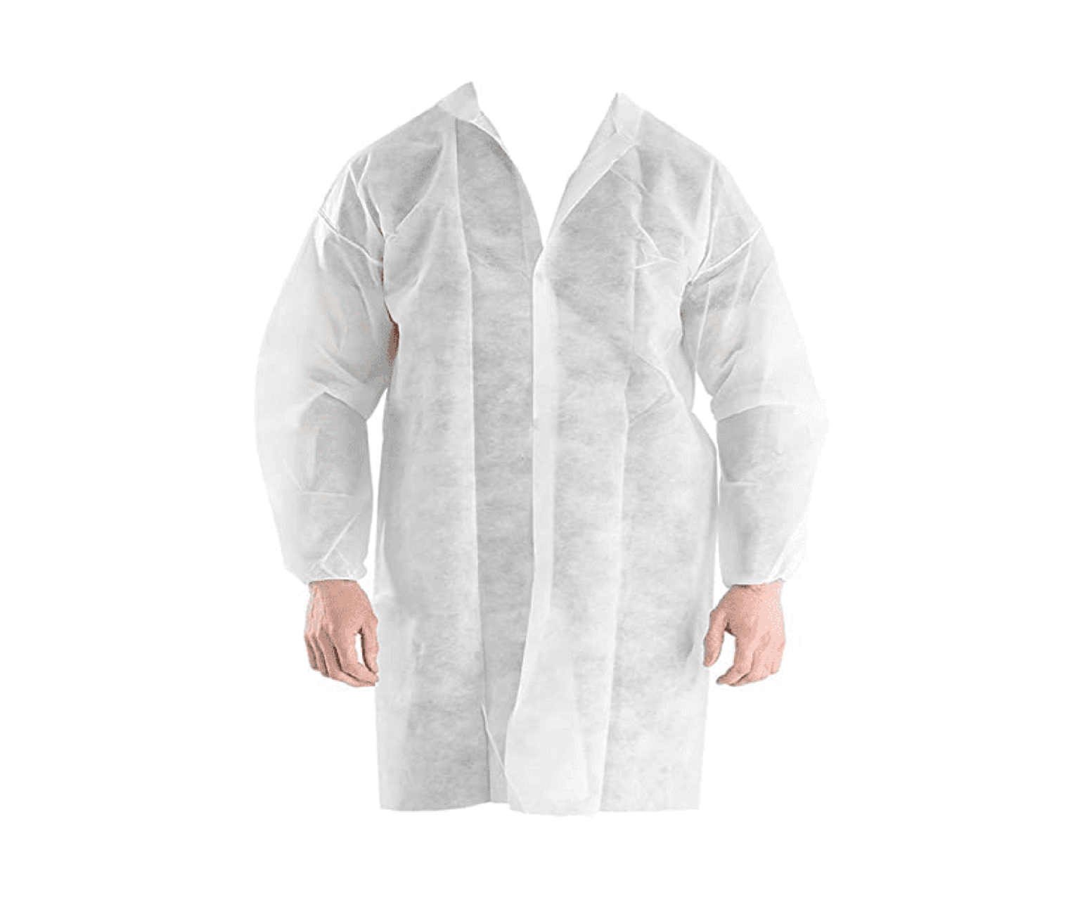 Bata De Visita Desechable Blanca Manga Larga » Alesa