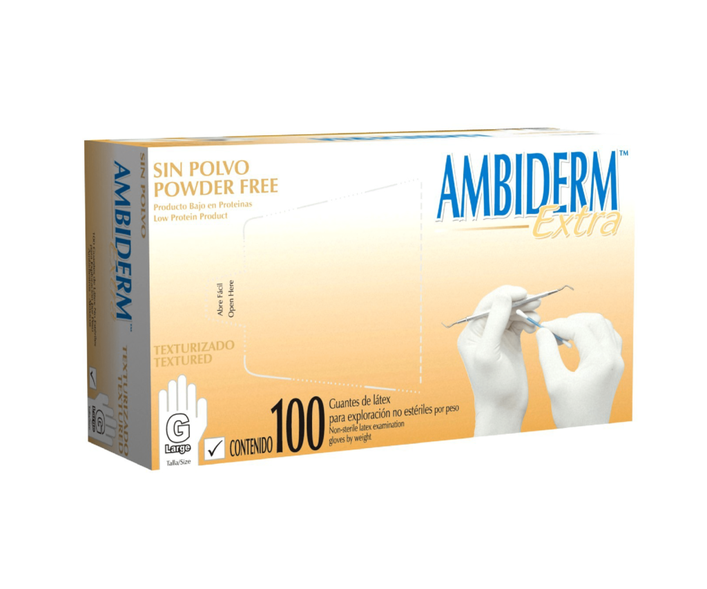 Guante Ambiderm EXTRA libre de polvo » Alesa